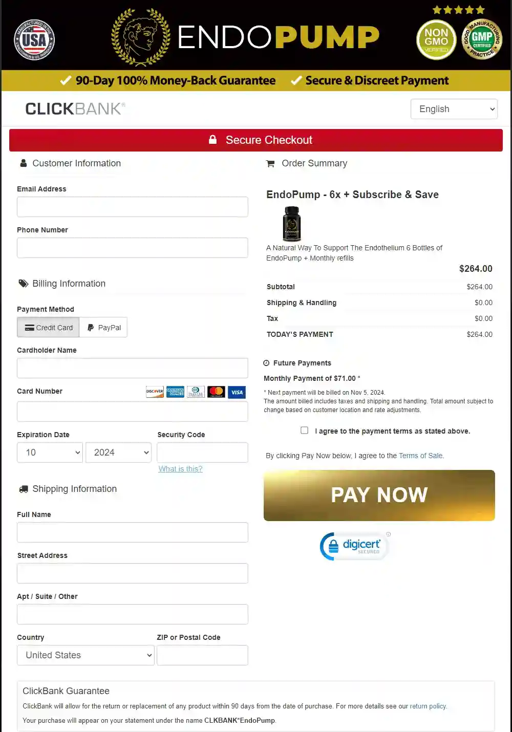 EndoPump™ | Official Website | Lasting Stamina & Peak Performance